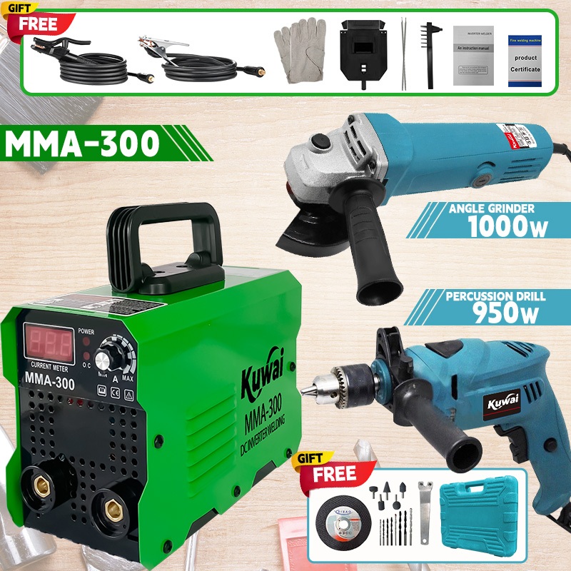 Jual KUWAI 3PCS Mesin Las 300 Watt Termurah Inverter Welding Machine ...
