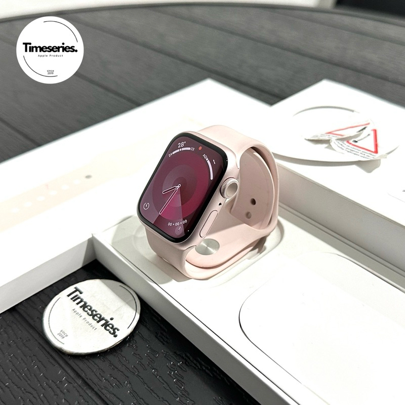 Jual iBox ID/A iWatch Series 9 41mm Pink Garansi ON 2025 BH100% Fullset ...