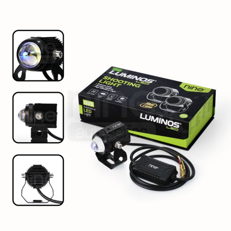 Jual LUMINOS NINE Q2S LAMPU TEMBAK LUMINOS UNIVERSAL SEMUA MOTOR BEAT ...