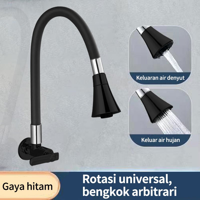 Jual SUS304 Kran Angsa Tanam Flexible Kepala Besar on/off l 1/2 Inch ...