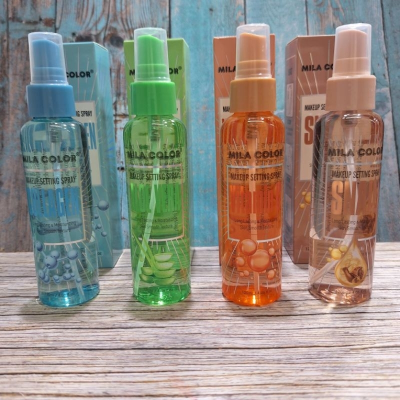 Jual MILA COLOR Makeup Setting Spray Long Lasting Moisturizing Skin ...