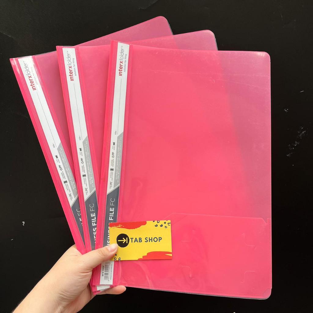 Jual TAB SHOP - InterX Business File FC | File Inter X Kantong F4 ...