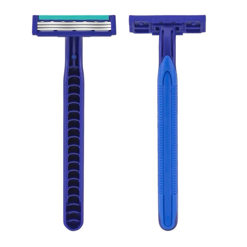 Jual Pisau Cukur jenggot Kumis 2-3 Mata Silet Balih Blade Alat Tajam Biru Manual Pria cowok ...