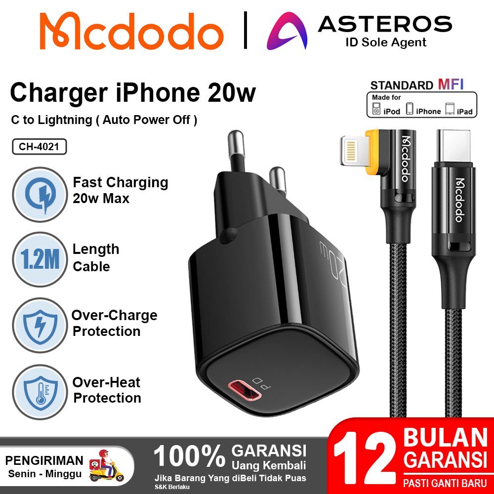 Jual MCDODO Charger Gaming For iPhone X 11 12 13 14 Pro Max PD Fast ...