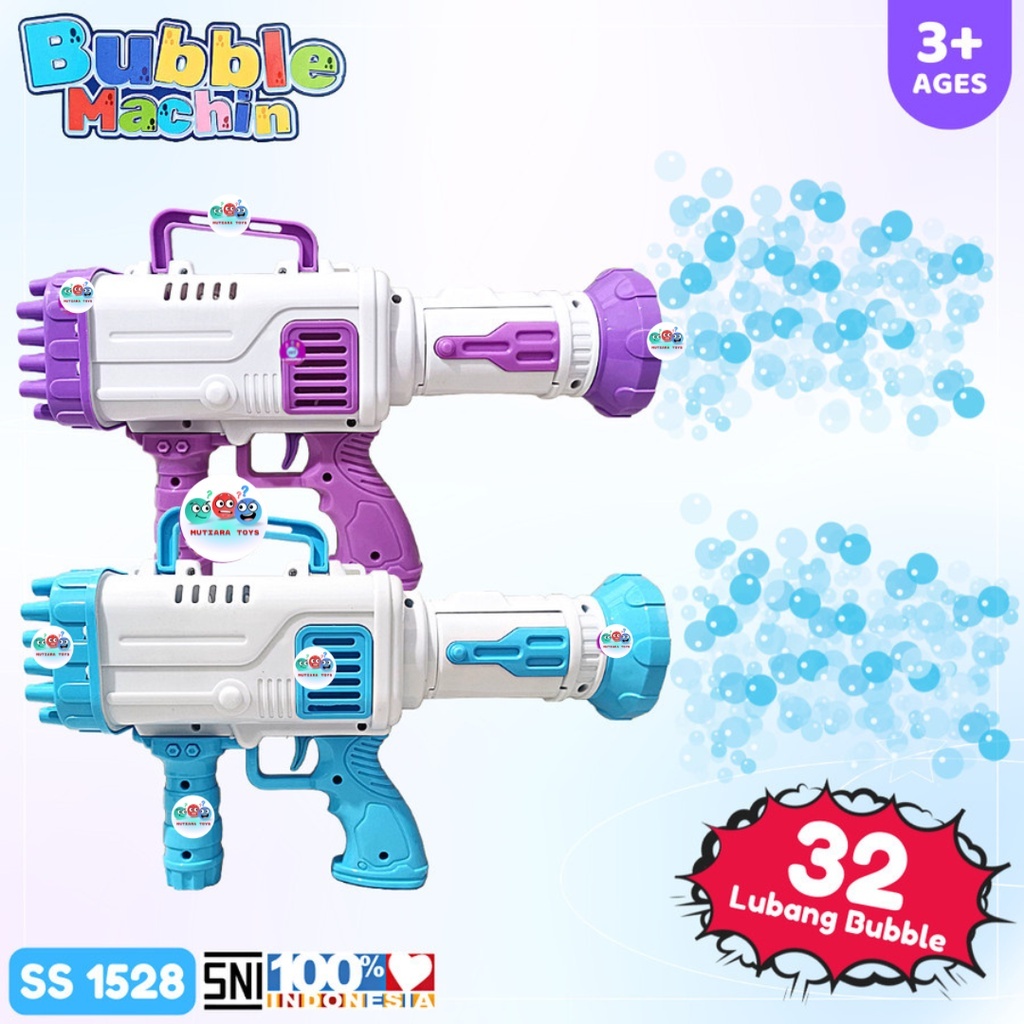 Jual MM Mainan Bubble Bazooka Launcher Machine 32 Lubang SS1528 | Shopee Indonesia