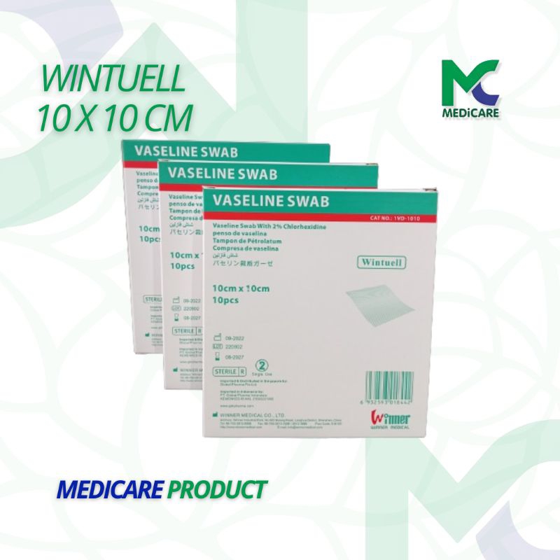 Jual Wintuell Vaseline Swab Winner 10x10cm | Shopee Indonesia