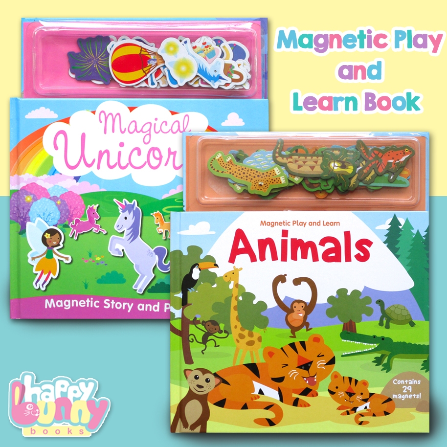 Jual [Imagine That] Magnetic Story and Play Scene Books with reusable ...