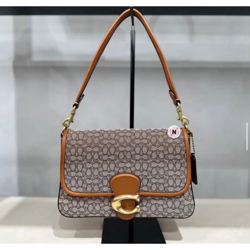Jual Coach Micro Signature Jacquard Soft Tabby Shoulder Bag | Shopee ...