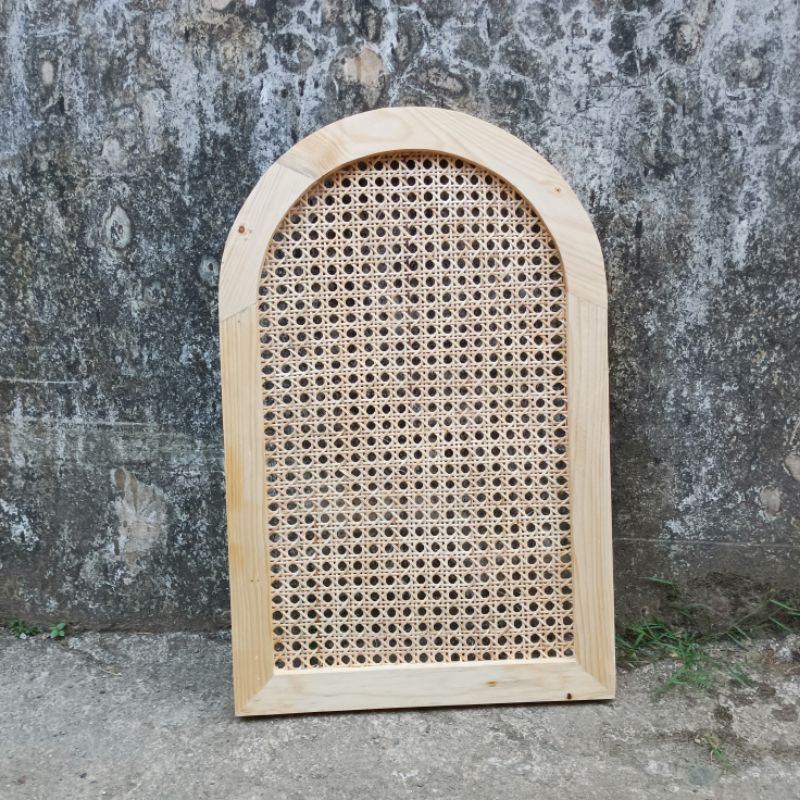 Jual Hiasan Dinding Rottan Aesthetic Frame Kubah 40x60 Decorasi Dinding ...