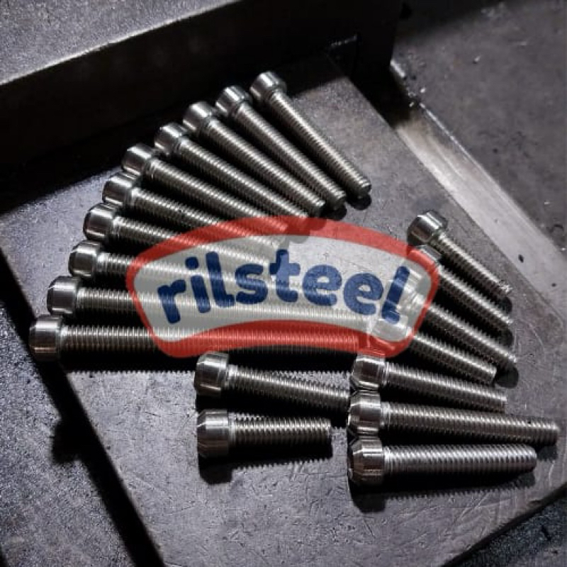 Jual Baut blok mesin blok kalter RX King stainless ( 1 SET ) | Shopee Indonesia