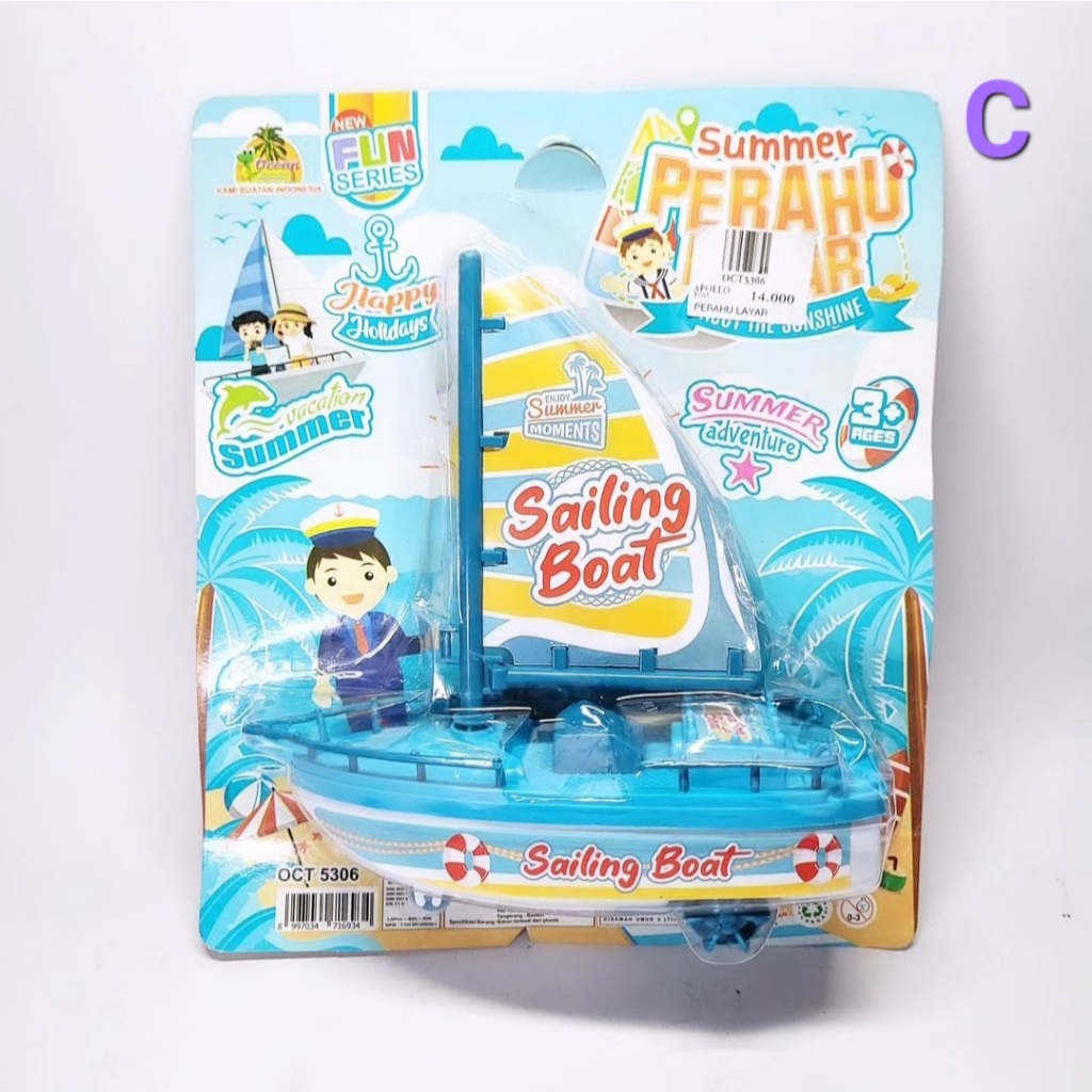 Jual PERAHU SPEED BOAT RESCUE (Kendaraan Mainan Kapal Layar Laut Pantai ...