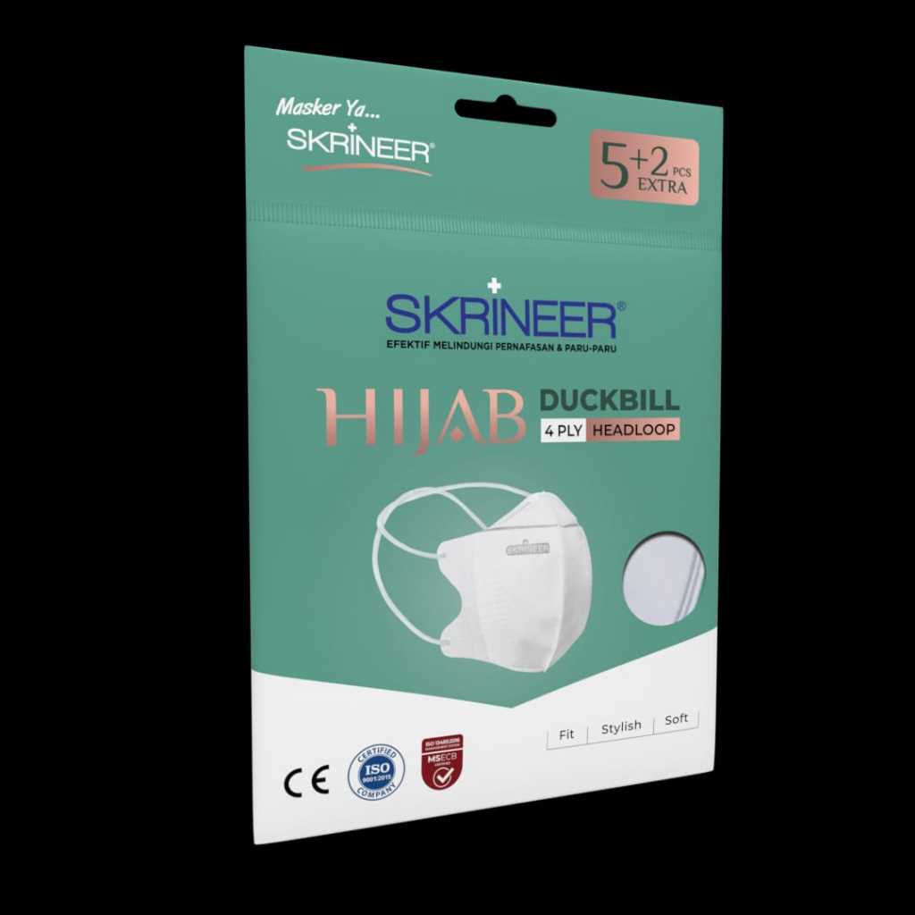 Jual SKRINEER MASKER HIJAB 5+2 PCS (SACHET HIJAB) | Shopee Indonesia