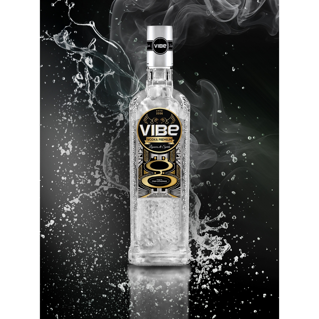 Jual Minuman VIBE Vodka Premium Botol 700 ml + Gratis 2 Mixer Schweppes ...