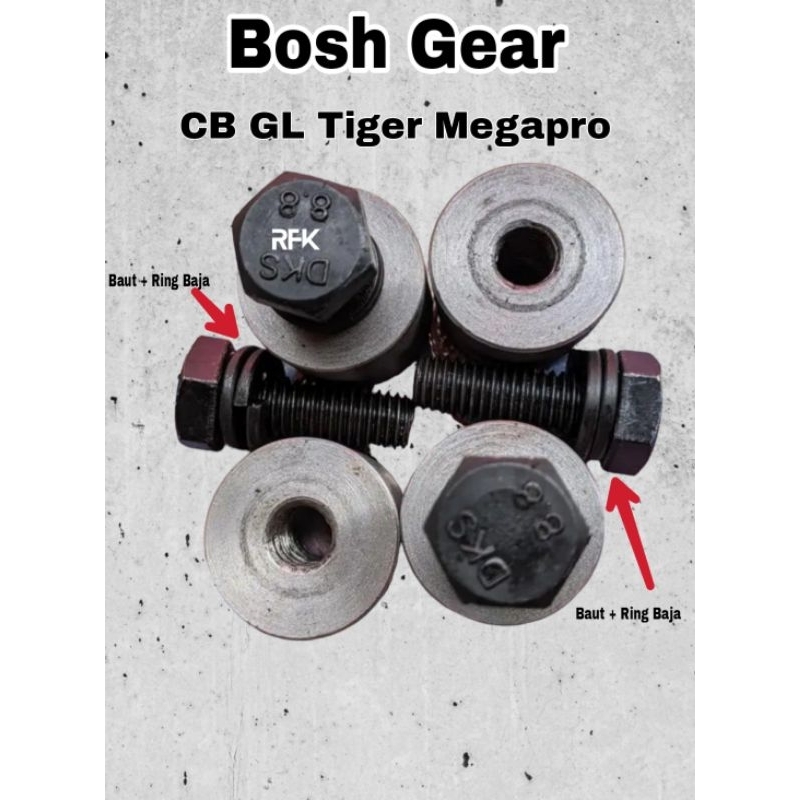 Jual BOSH GEAR TIGER ORI DRAT BESI TIGER REVO CB GL PRO MEGAPRO TIGER ...