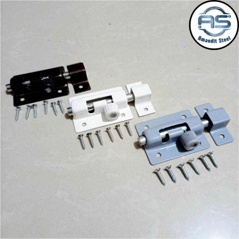 Jual GRENDEL PER 2" TOWER BOLT / GRENDEL SLOT / KUNCI JENDELA PINTU ...