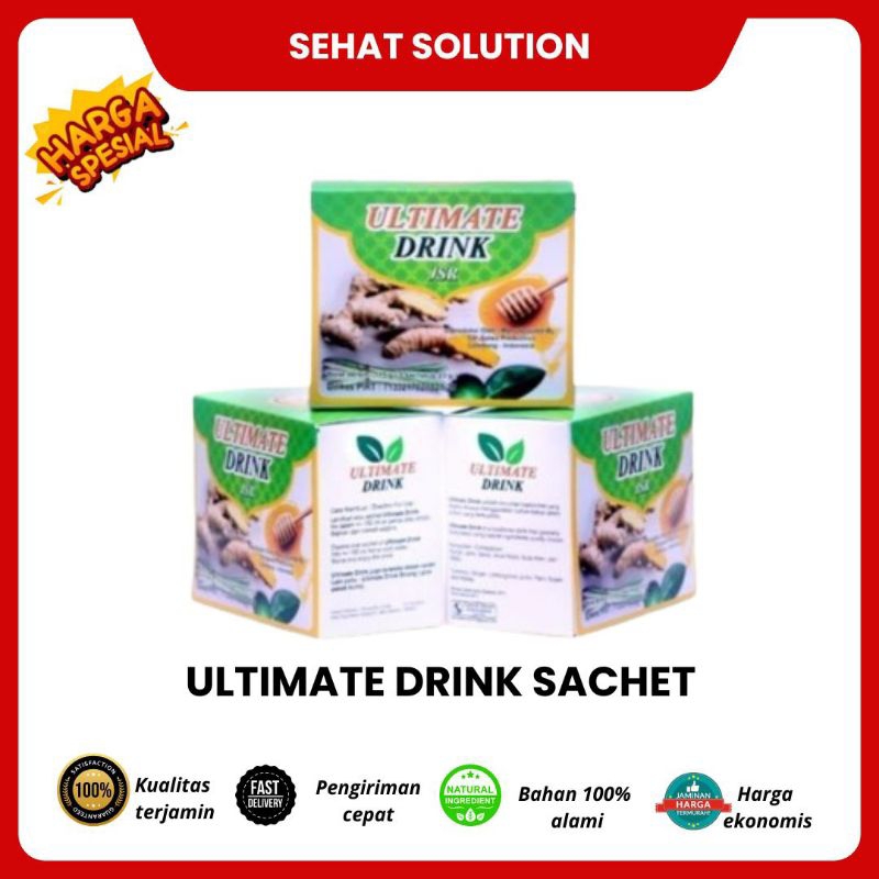 Jual Ultimate drink sachet 1box isi 5 sachet,jsr ultimate jurus sehat ...