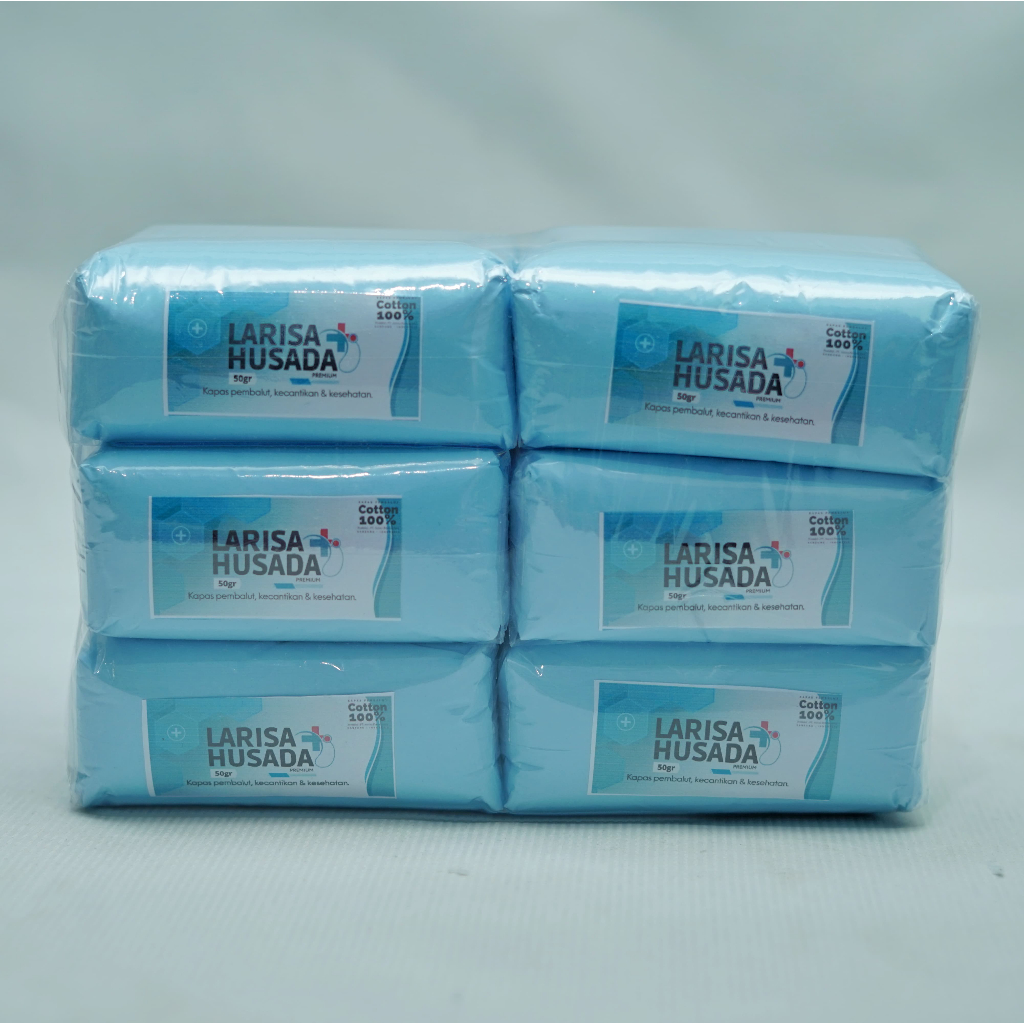 Jual Kapas Pembalut Gulung Putih 50 gram Steril isi 12pcs Perlusin ...