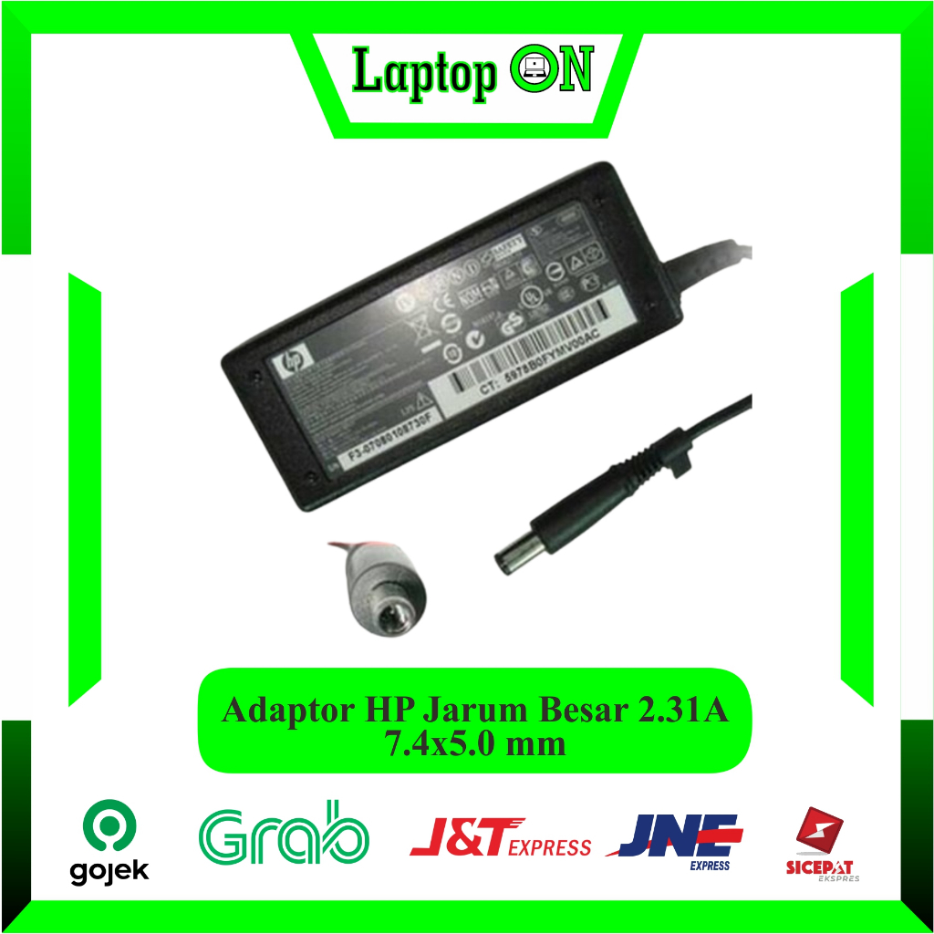 Jual Charger Hp 19.5V 2.31A DC. 7.4x5.0mm ( Jarum ) | Shopee Indonesia
