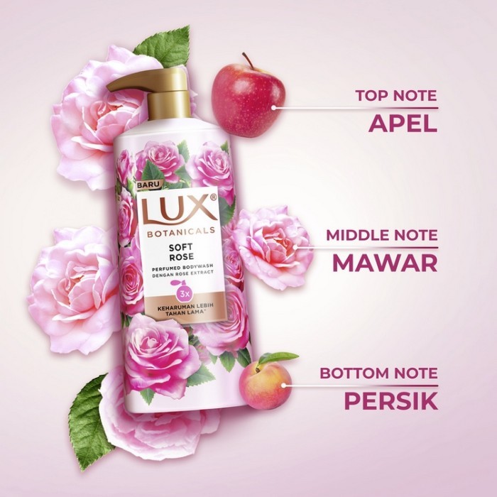 Jual LUX Sabun Kecantikan Lux Soft Rose Sabun Cair [580 mL/ Kemasan Pump] | Shopee Indonesia