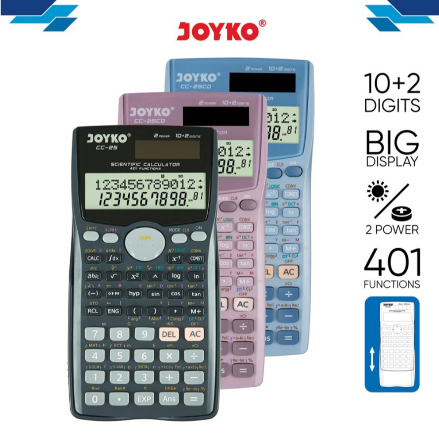 Jual ( DAPAT 1 PCS ) KALKULATOR JOYKO CC-25 / Calculator Joyko CC-25 ...