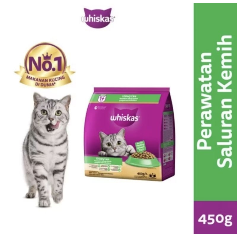 Jual WHISKAS URINARY DRYFOOD 450G | Shopee Indonesia