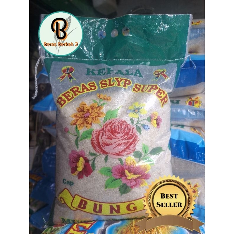 Jual beras cap bunga / kembang 10kg grade premium | Shopee Indonesia