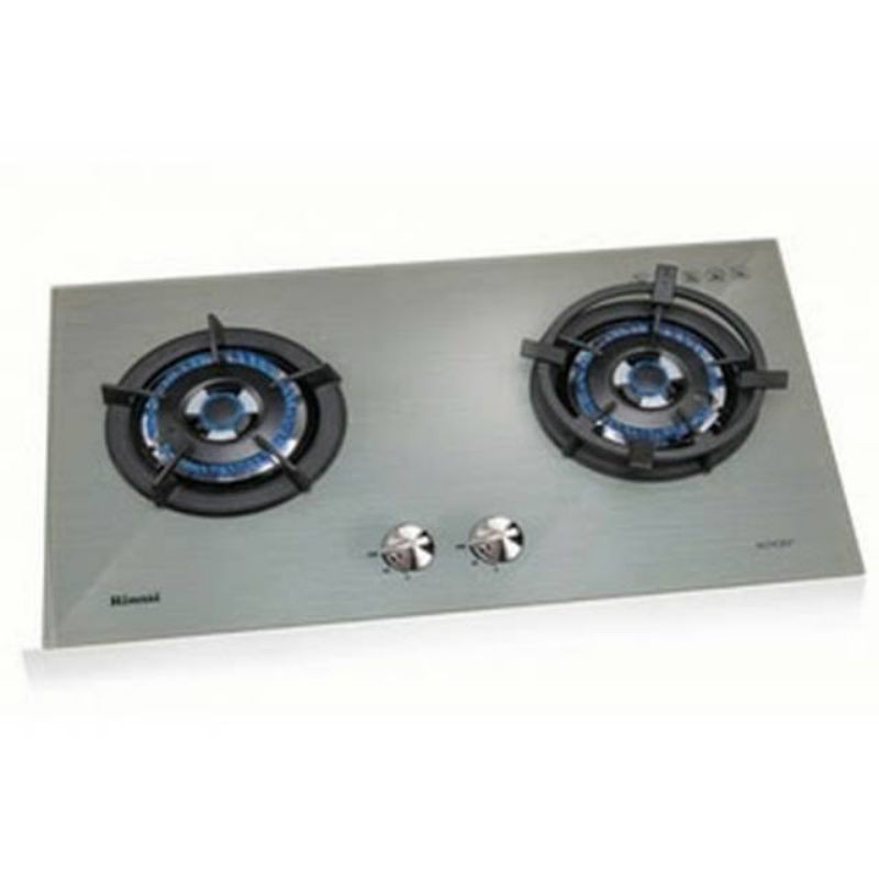 Jual Kompor Tanam Rinnai RB 2 GHC SS / Kaca stainless/ 2 tungku | Shopee Indonesia