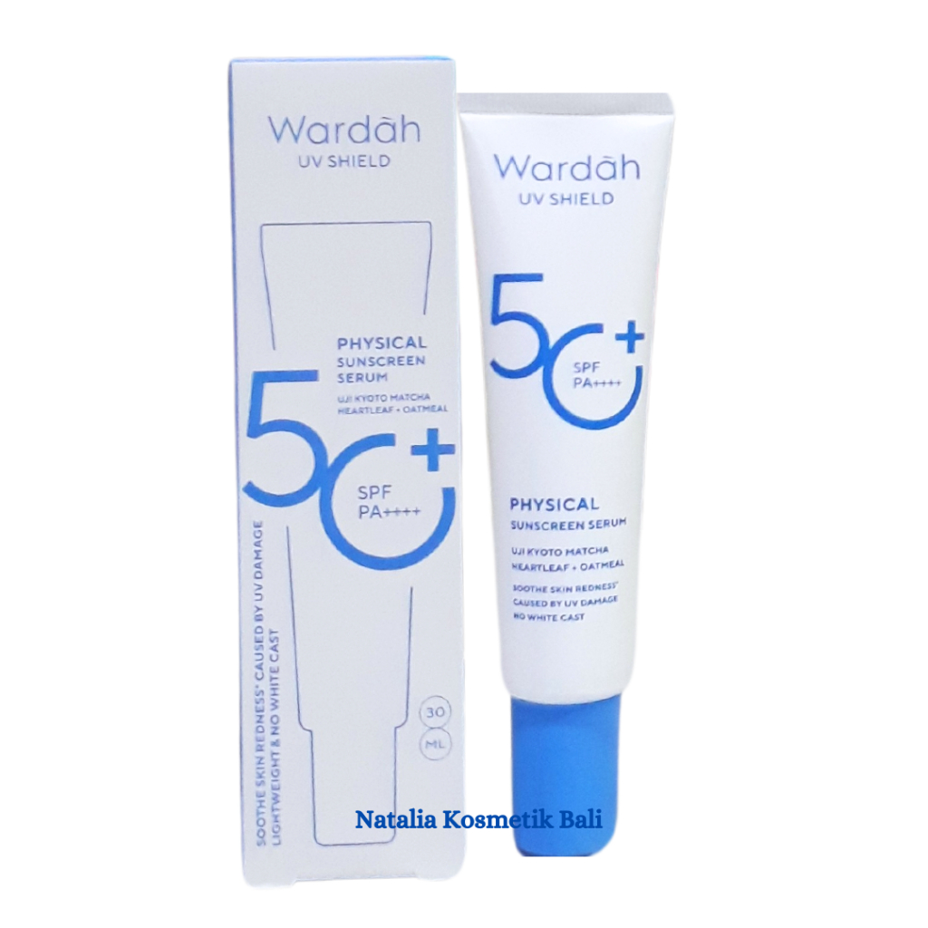 Jual Wardah Uv Shield Physical Sunscreen Serum SPF 50+ PA++++ - 30 ML ...