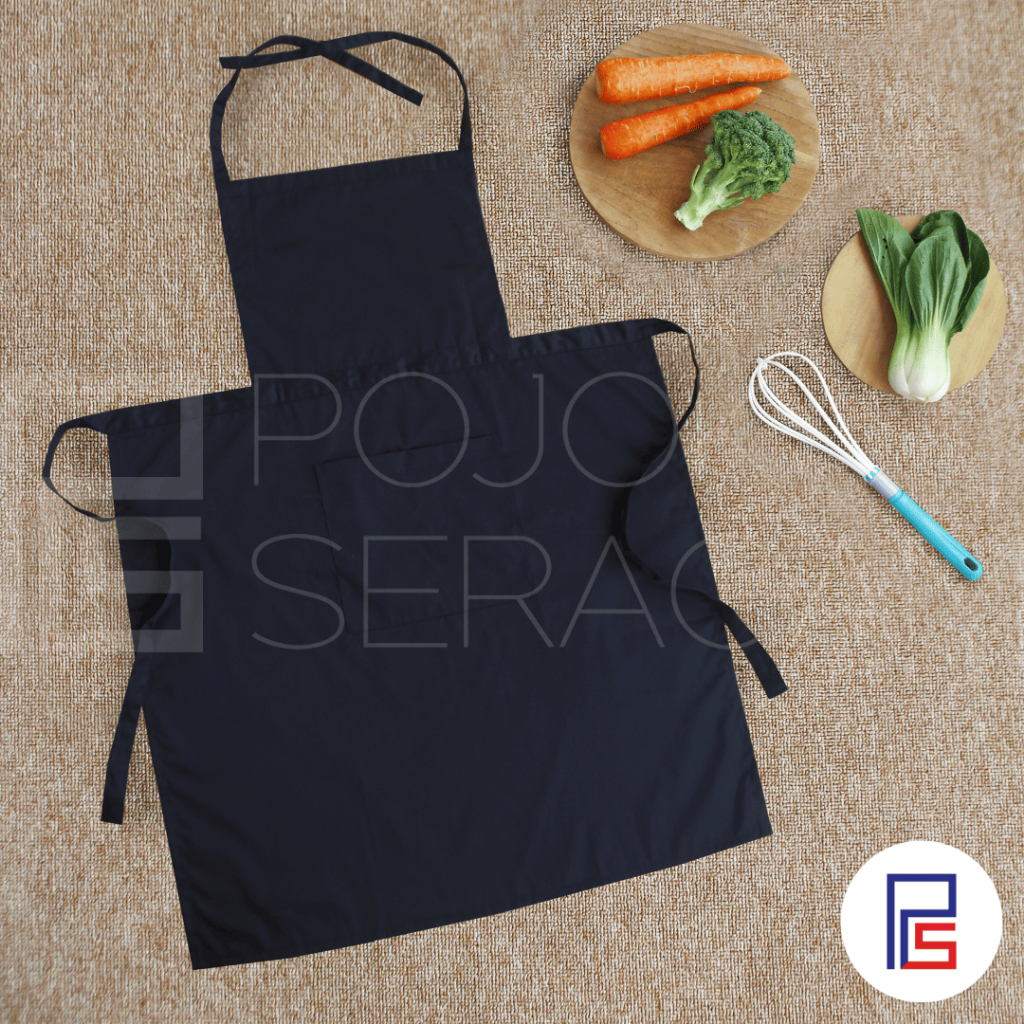 Jual Apron Celemek Hitam Panjang | Shopee Indonesia
