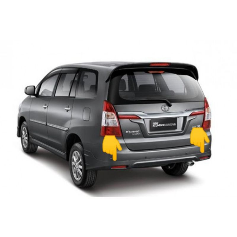 Jual Body Kit Spoiler Bodykit Bemper Belakang Innova Luxury Barong 2014 ...