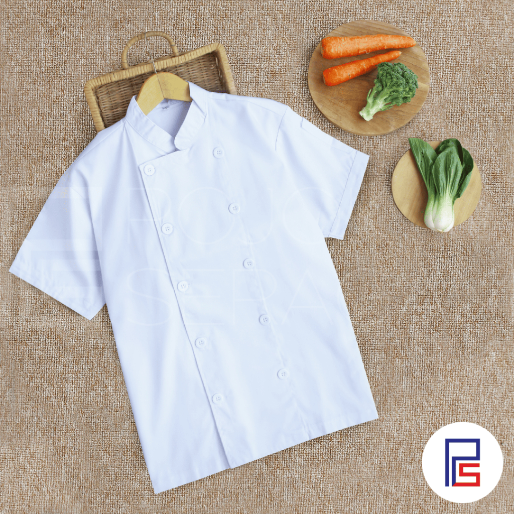 Jual Chef Jacket | Baju Koki | Baju Cook | Seragam Koki Putih Lengan ...
