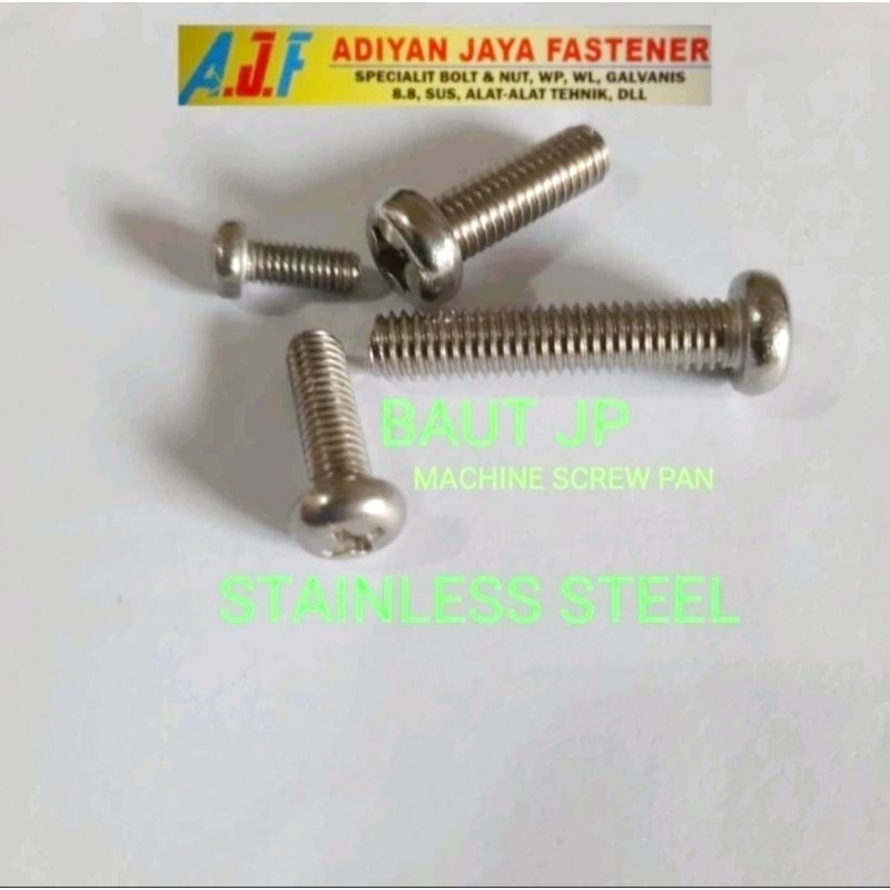 Jual BAUT JP M.4 ( Panjang 1cm-1,2cm-1,5cm-2cm-2,5cm-3cm-3,5cm-4cm-4 ...