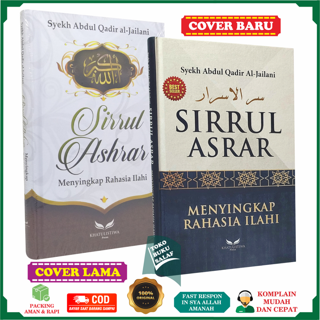 Jual Sirrul Ashrar ORIGINAL Menyingkap Rahasia Hati Karya Syekh Abdul ...