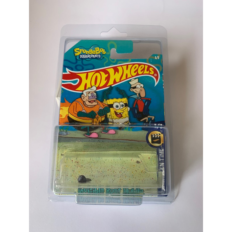Jual Hotwheels custom invisible boat mobile spongebob | Shopee Indonesia