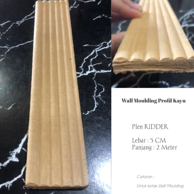 Jual lis profil wall moulding Kode Lis Ridder panjang 2M Wall molding ...