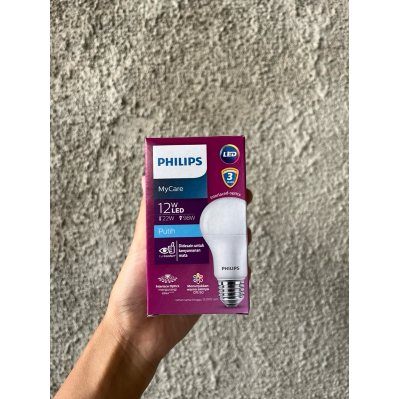 Jual LAMPU PHILIPS LED BULB 12 WATT ORIGINAL | Shopee Indonesia