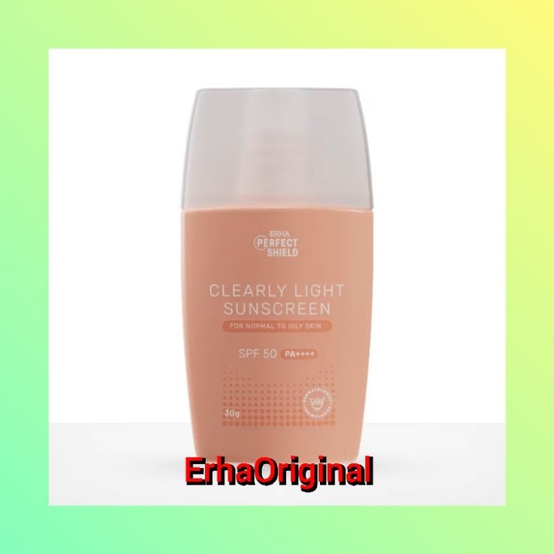 Jual Erha Perfect Shield Clearly Light Sunscreen 30 gr | Shopee Indonesia