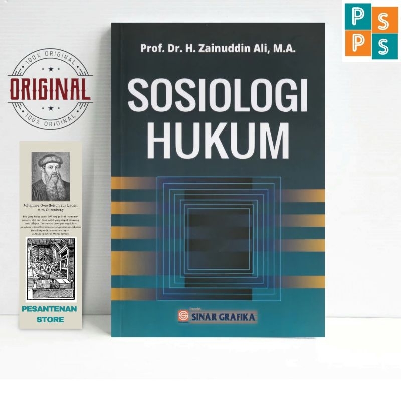 Jual Buku Sosiologi Hukum - Prof. Dr. Hm Zainuddin Ali - BA24 | Shopee ...