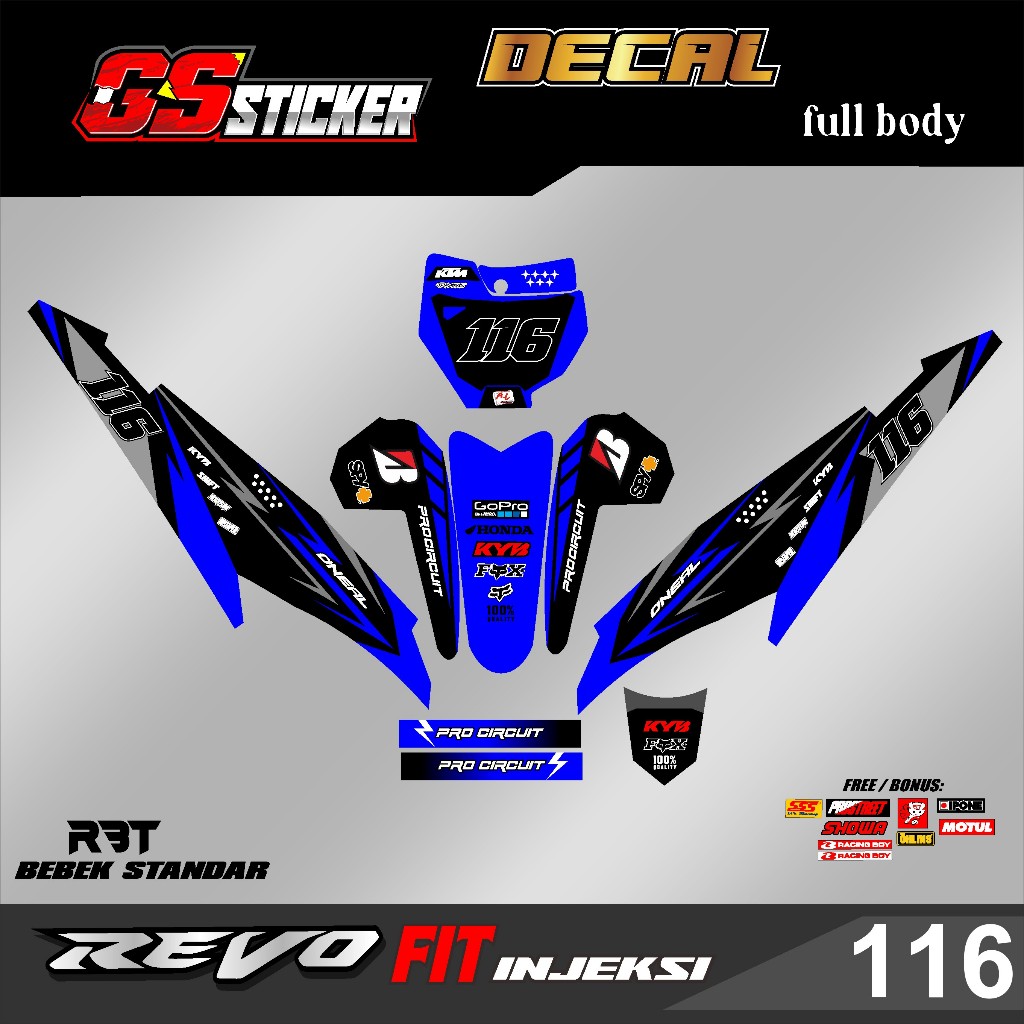 Jual DECAL STICKER FULL BODY MOTOR RBT REVO FIT FI RBT BEBEK MODIF ...