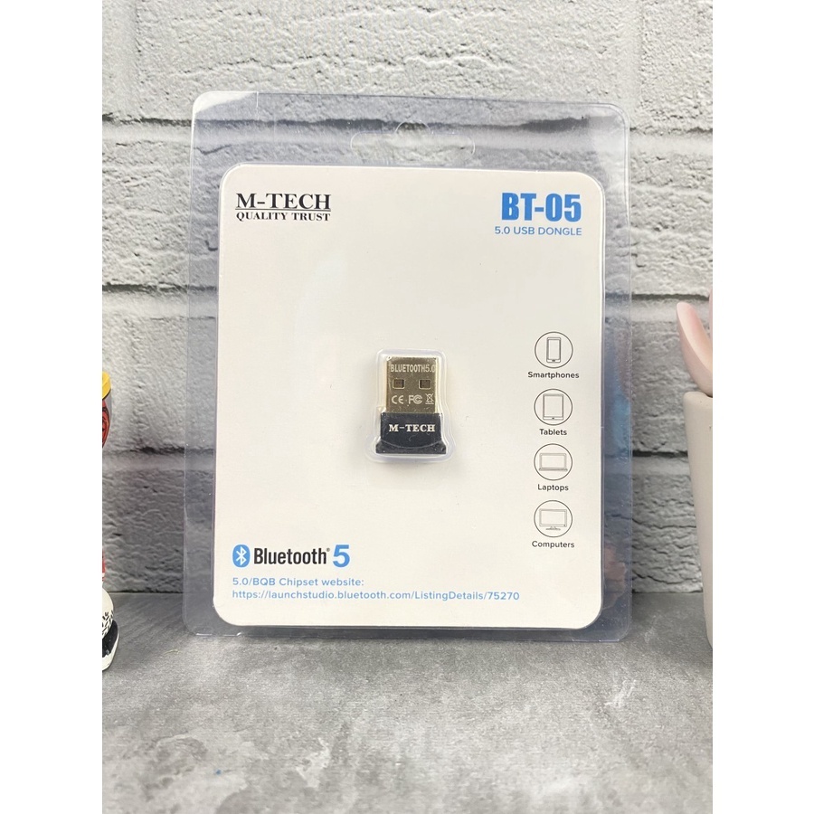 Jual USB Dongle Bluetooth 5.0 Nano M-Tech BT-05 Versi 5.0 Adapter ORIGINAL | Shopee Indonesia