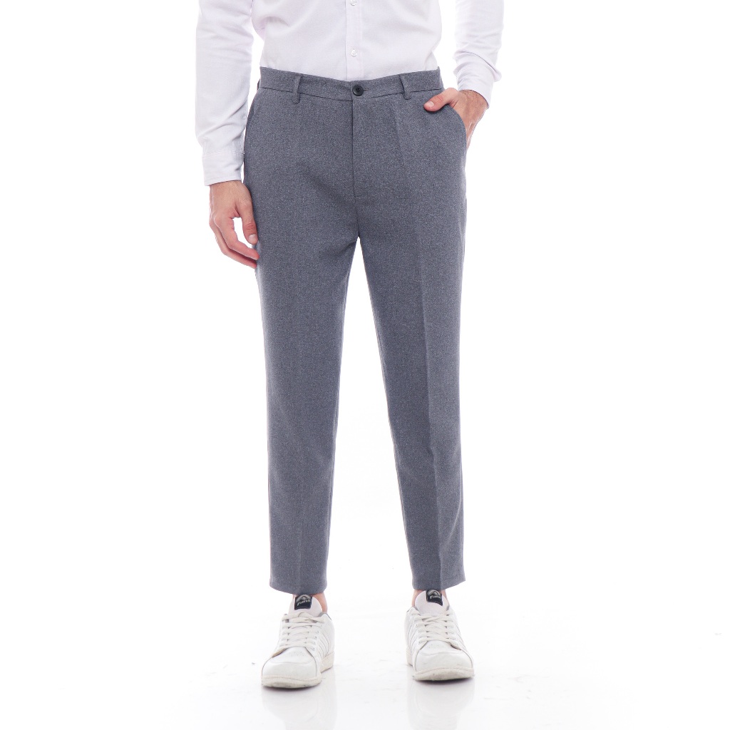Jual DZARGO - Celana Ankle Pants Pria (formal, bahan, kantor, kain, kerja) panjang slimfit ...