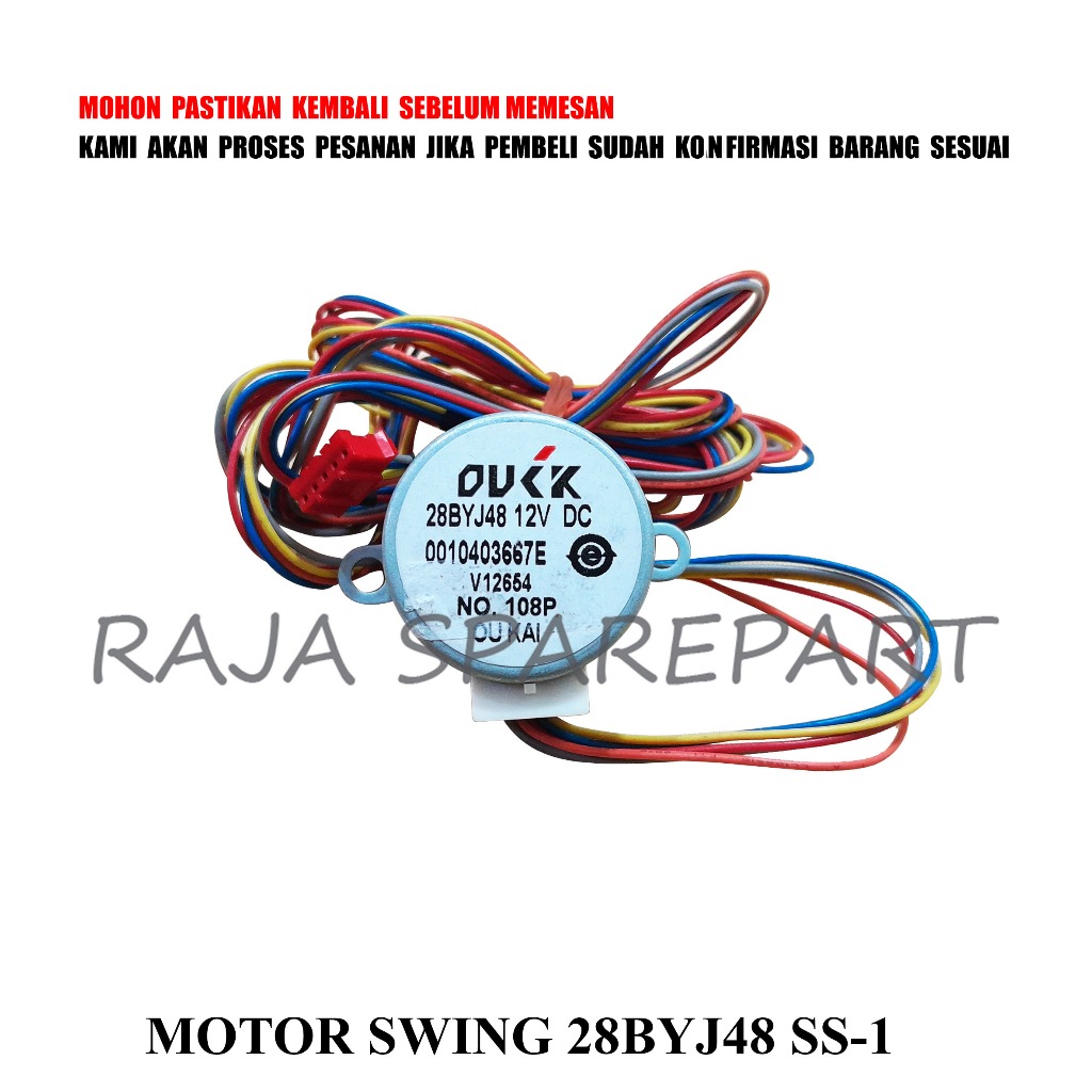 Jual MSS SWING MOTOR AC / DINAMO SWING / MOTOR SWING 28BYJ48 SS-1 ...