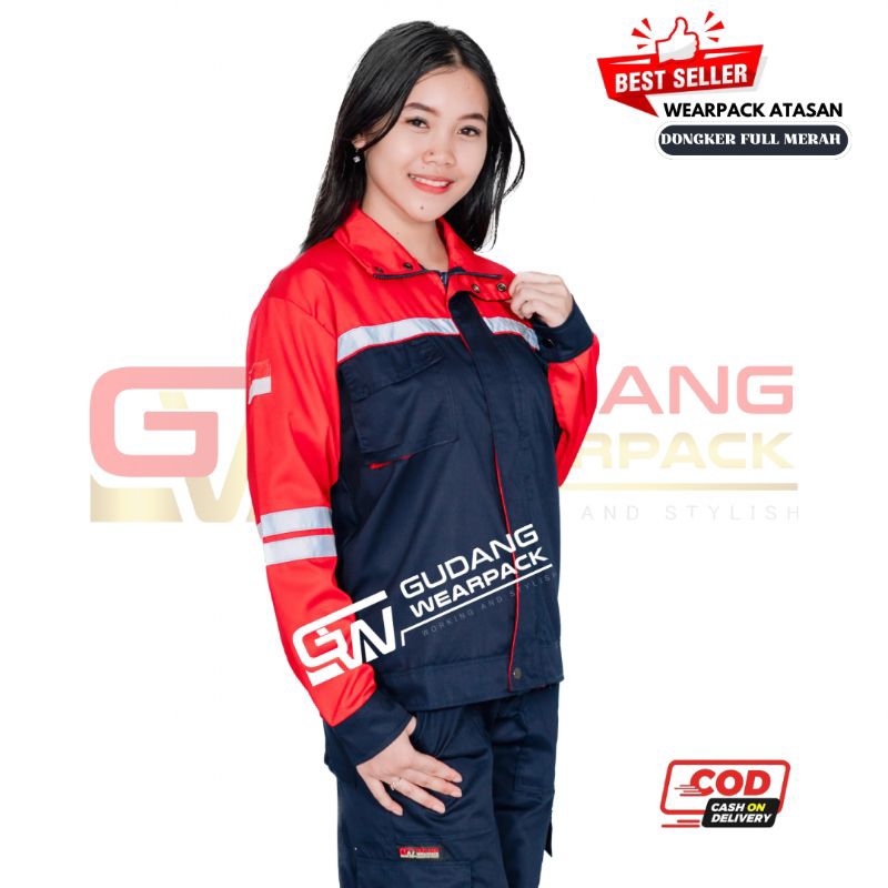 Jual WEARPACK ATASAN Gudang Wearpack - Baju Kerja Proyek SEMIJAKET ...