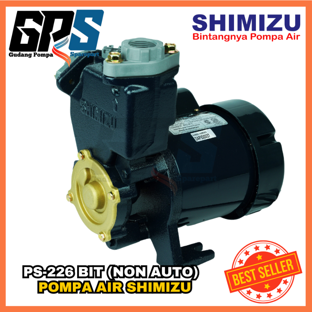 Jual [POMPA AIR] SHIMIZU PS-226 BIT UNTUK SUMUR DANGKAL (NON AUTOMATIC ...