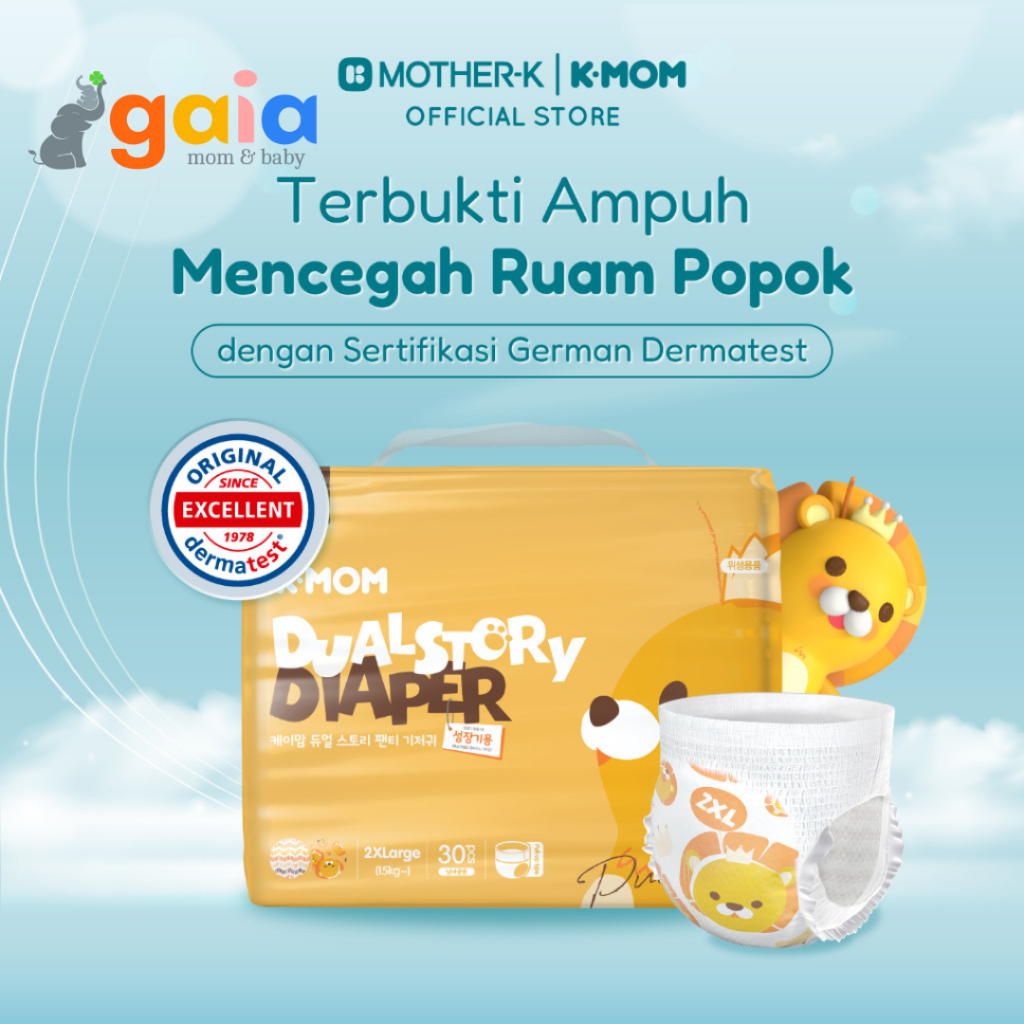 Jual Mother-K K-Mom Dual Story Diaper | Popok Perekat Celana Bayi dan ...