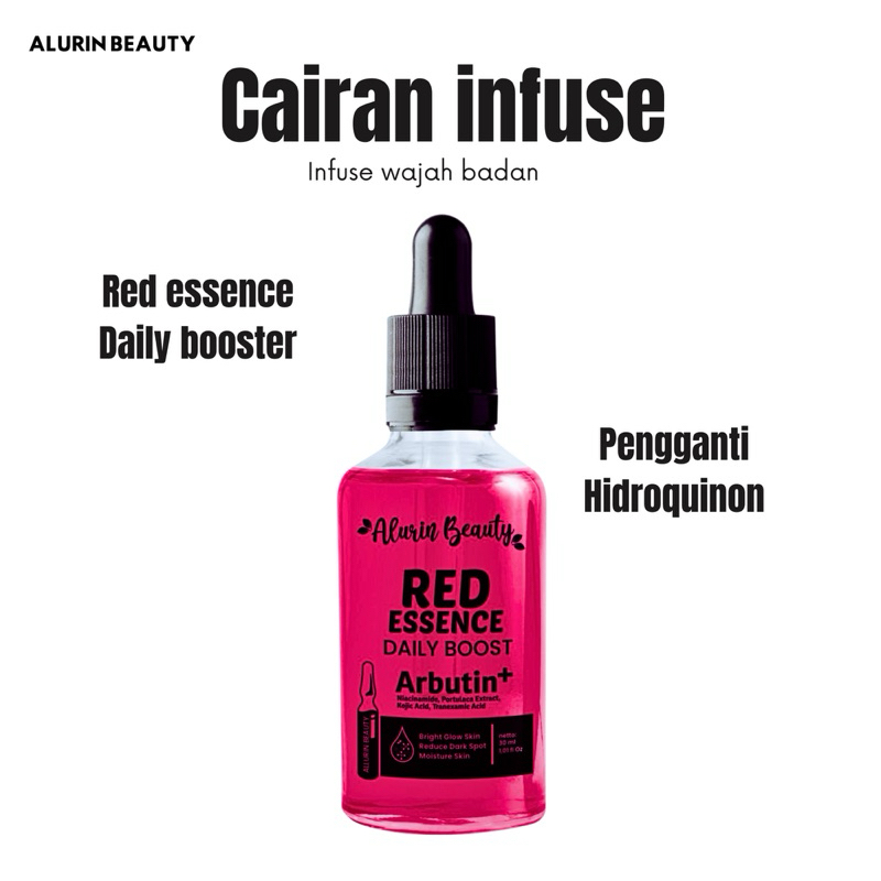 Jual INFUSE RED ESSENCE BOOST ARBUTIN CAIRAN PEMUTIH DOSIS TINGGI ...