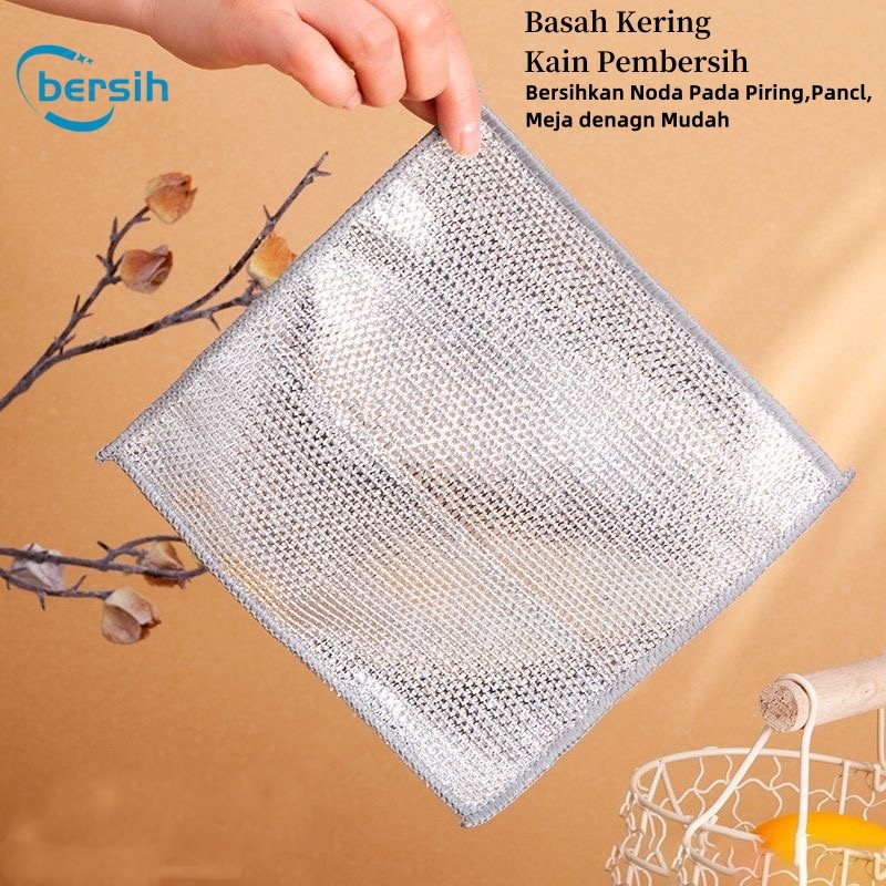 Jual Kain Lap Dapur Kawat Bentuk Petak Halus Untuk Membersihkan Panci ...