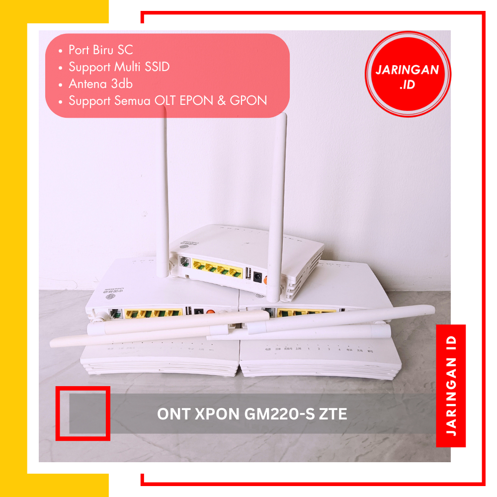 Jual 5 PCS ONT XPON GM220-S Support GPON & EPON NON ADAPTOR | Shopee ...
