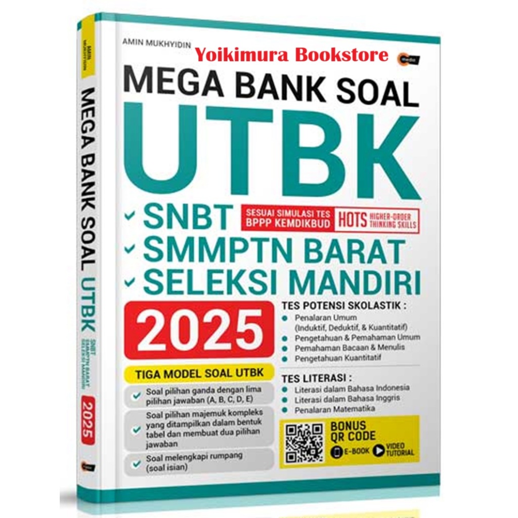 Jual Mega Bank Soal UTBK 2025 (SNBT, SMMPTN BARAT, SELEKSI MANDIRI ...