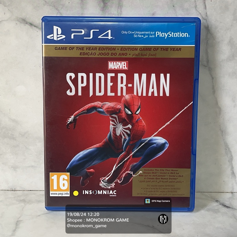 Jual BD KASET CD GAME PS4 SPIDERMAN PLAYSTATION 4 SECOND BEKAS | Shopee ...